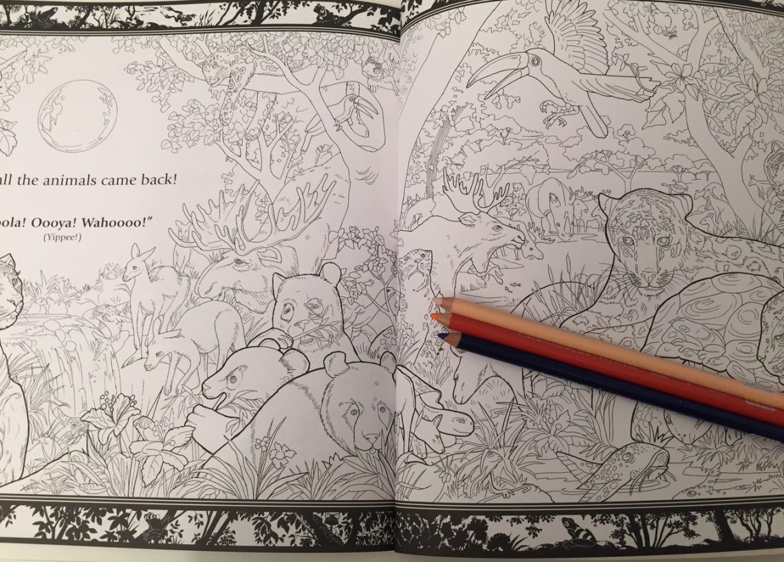 The Water Hole Coloring Book - Review - Coloring Queen