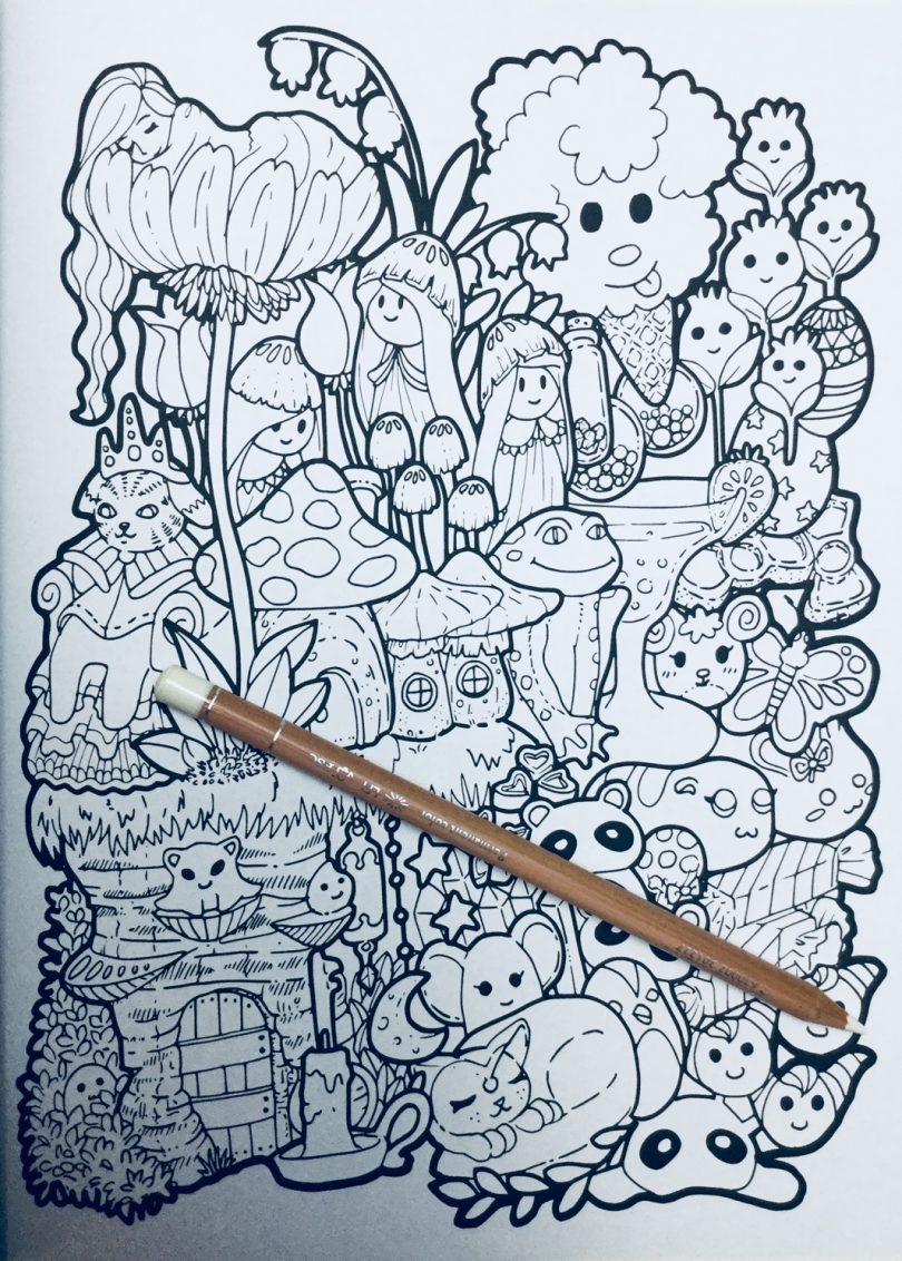 Finding Wonderland Coloring Book Review - Coloring Queen