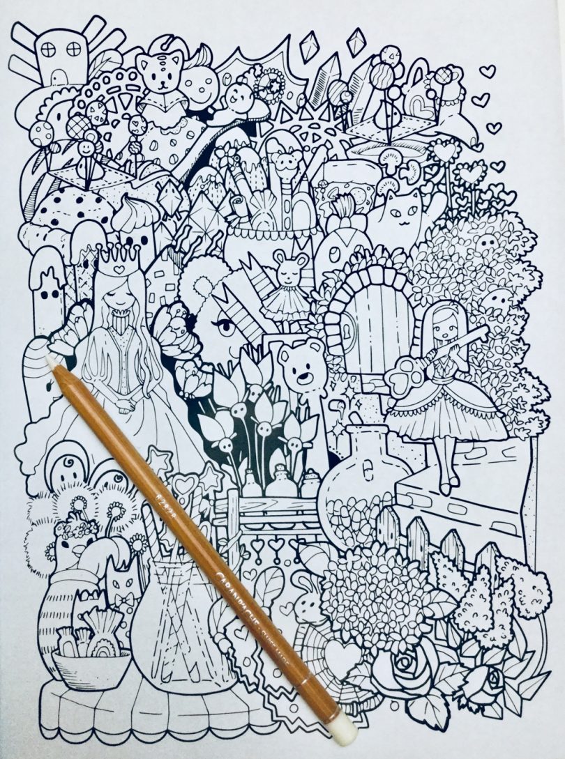 Finding Wonderland Coloring Book Review - Coloring Queen