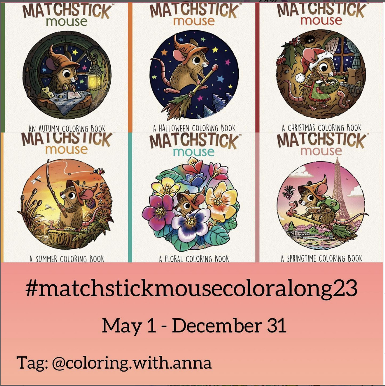 Matchstick Mouse Coloralong 23 - Coloring Queen